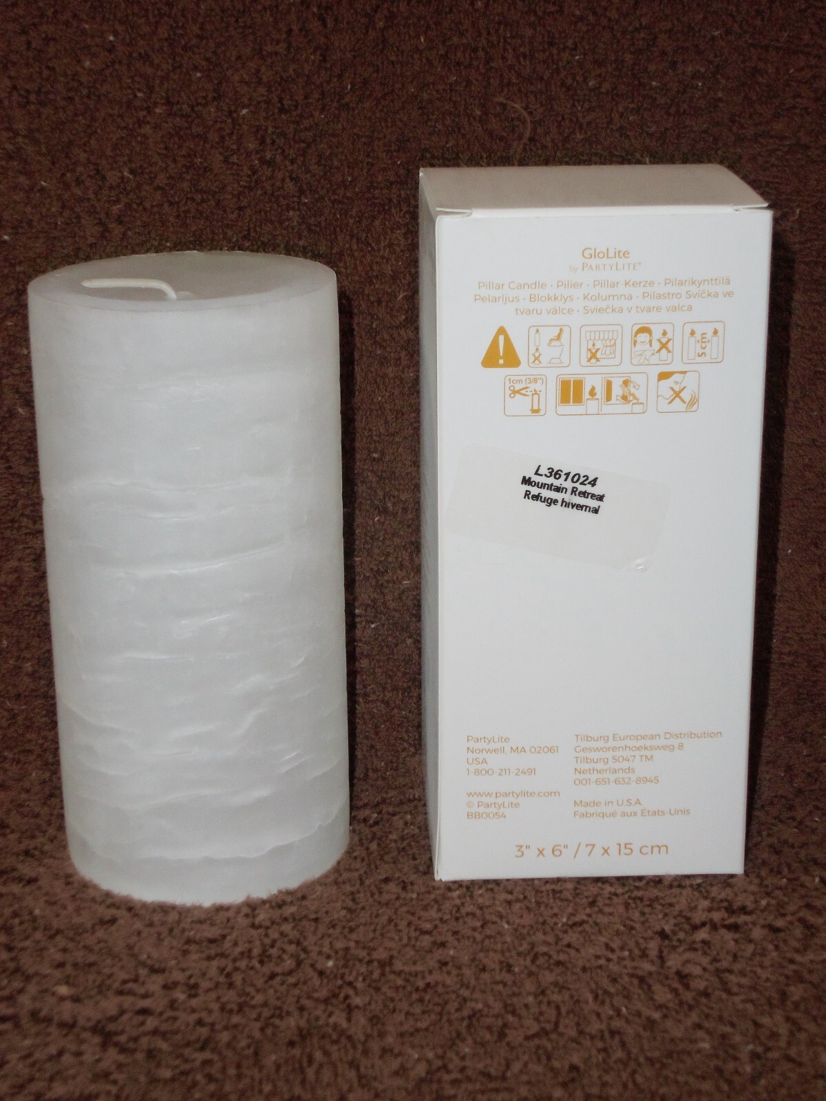 Partylite 3 x 6 Mountain Retreat GloLite Candle -- RETIRED | eBay