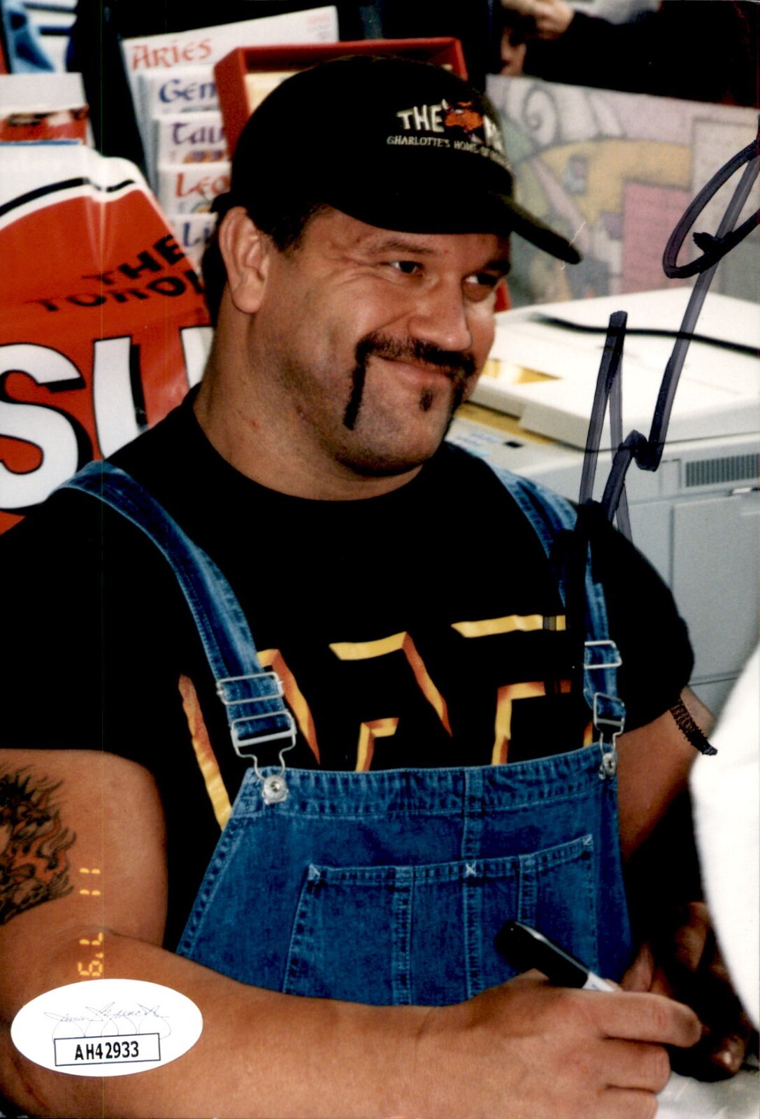 Road Warrior Animal Signed WWF 4x6 Photo #9 JSA COA WWE Legion Of Doom ...