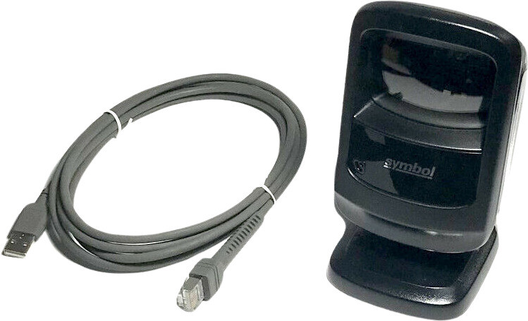 Zebra Symbol DS9208 Barcode Scanner And USB Cable - Black for sale ...