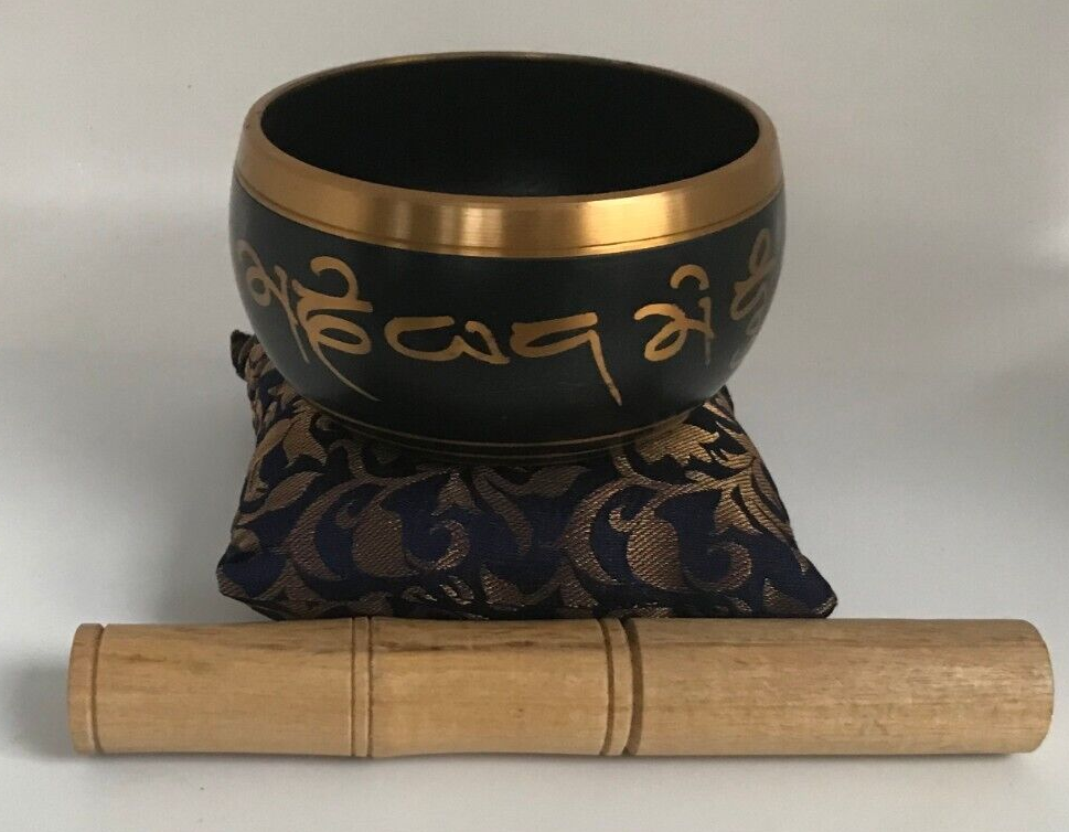 Bell Metal Singing Bowl: Handmade Tibetan Buddhist Musical Instrument ...