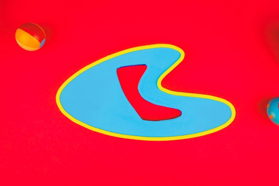 Boomerang B Logo 3D Printed Pretend Play Kids Toy Learning Toys 20th ...