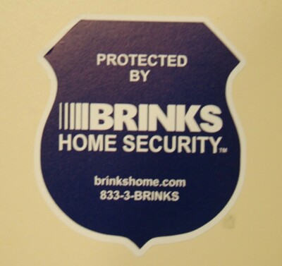 6 Brinks NEW LOGO Home Alarm SECURITY SURVEILLANCE WINDOW DOOR STICKER ...