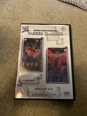 WWE Tagged Classics Rebellion 2001 & Insurrextion 2002 DVD (2 Disc Set ...