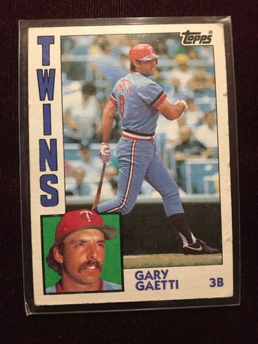 1984 Topps #157 Twins Gary Gaetti Baseball Card | eBay