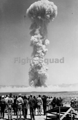 WW2 Picture Photo The Manhattan Project atomic bomb test B&W 1912 | eBay