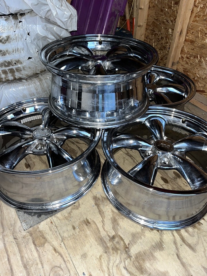 18x8 Chrome American Muscle Rims | eBay