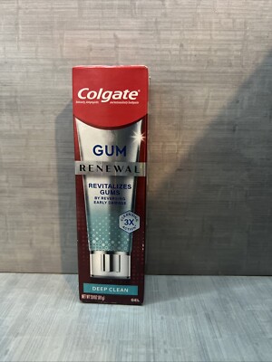 Colgate GUM RENEWAL Toothpaste Revitalizes Gums DEEP CLEAN 3oz | eBay