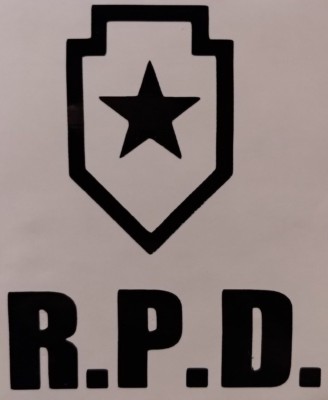 Resident Evil 2 RPD Raccoon Police Dept. Logo vinyl decal choose Color ...