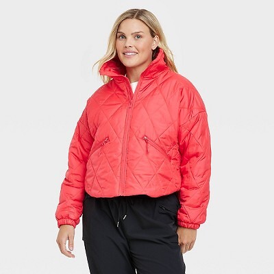 Women's 3M Thinsulate Packable Puffer Jacket - All in Motion Coral Red ...