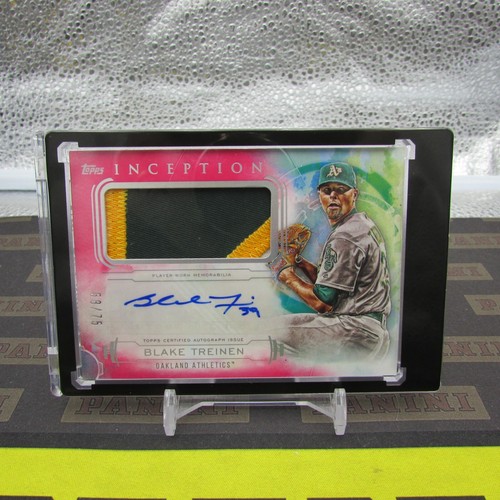 2019 Topps Inception Blake Treinen Autograph/Relic Card #IAP-BT | eBay