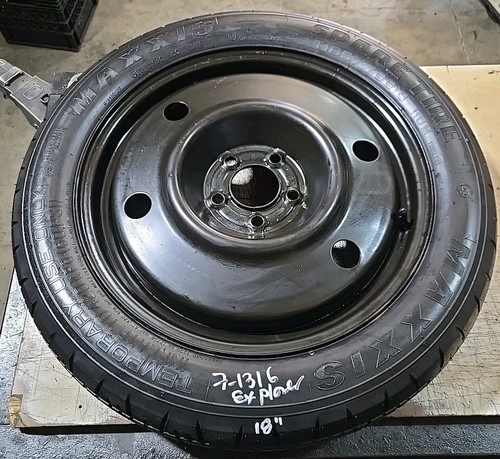 Spare Tire 18" Fits 2020-2025 Ford Explorer OEM Genuine Donut Wheel rim ...