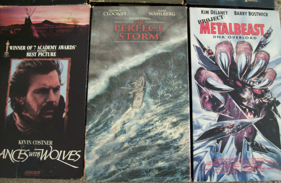 Blockbuster VHS Rental Tapes Lot of 6 With Sleeves | eBay