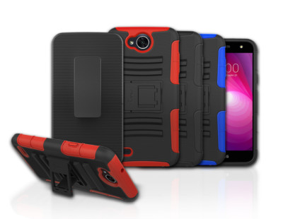 For LG X Power 2 / X Charge /LV7 Holster Combo Belt Clip Protective ...