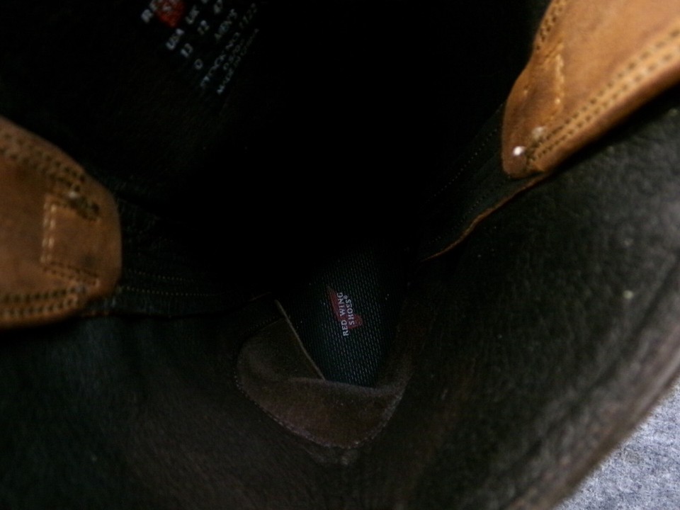 Red Wing Men’s Pecos 1122 Brown Leather Vintage USA Western Work Boots ...