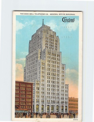 Postcard The Ohio Bell Telephone Co. General Office Building Cleveland ...