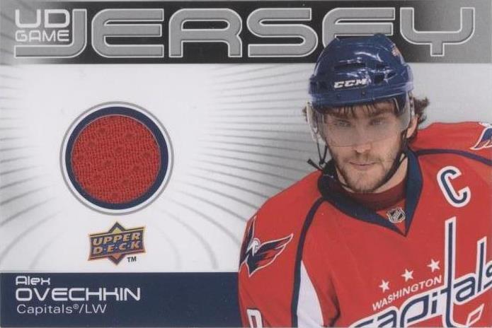 2010-11 Upper Deck - Ud Game Jersey Series 1 Alex Ovechkin #GJ-OV (MEM ...