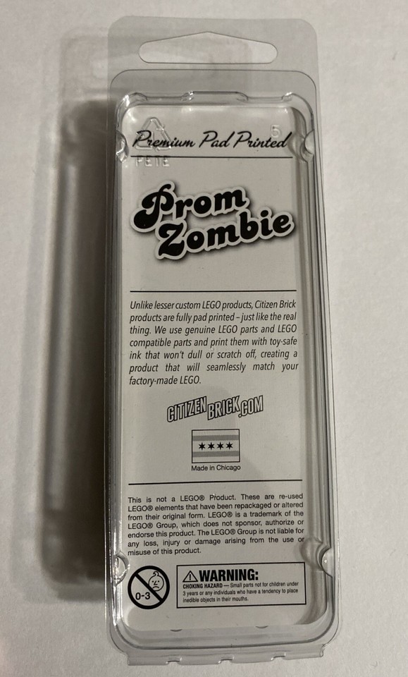 Citizen Brick custom LEGO Prom Zombie | eBay
