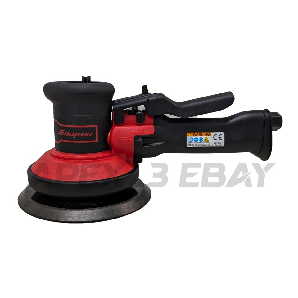 Snap-on PSDF4600 6" Dual-Function Sander (Red) | Random Orbit & Rotary ...