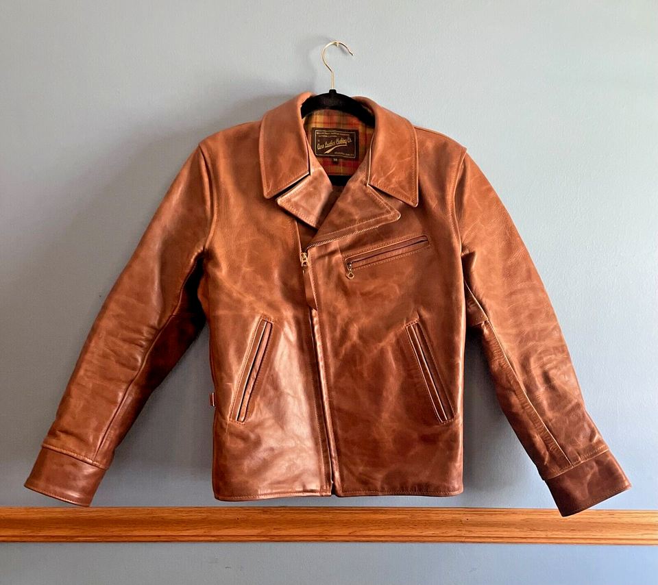 Custom Aero Leather Clothing Hooch Hauler Chromexcel Horsehide Leather ...