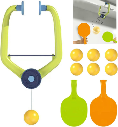 2025 New Door Pong Game, Adjustable Ping Pong Doorway Game, Hanging ...