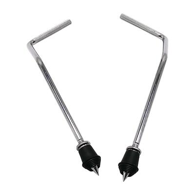 2x Floor Tom Legs Support Rack Drum Stand Floor Tom Brackets for Bass ...