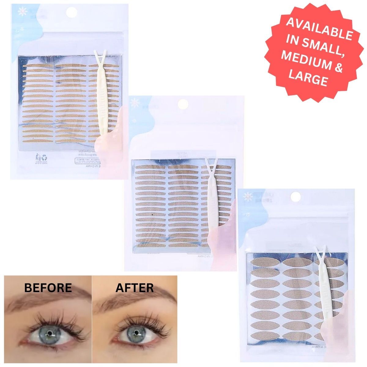 Eyelid Lift Tape Strips Magic Anti Ageing Invisible Double Adhesive ...