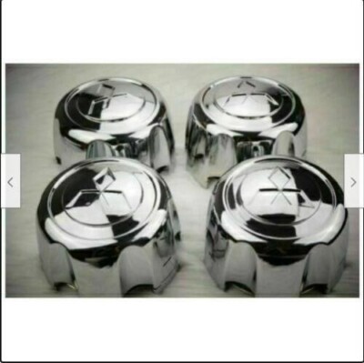 Mitsubishi SHOGUN PAJERO L200 Alloy Wheel Centre HUB CAP SET CHROME ...