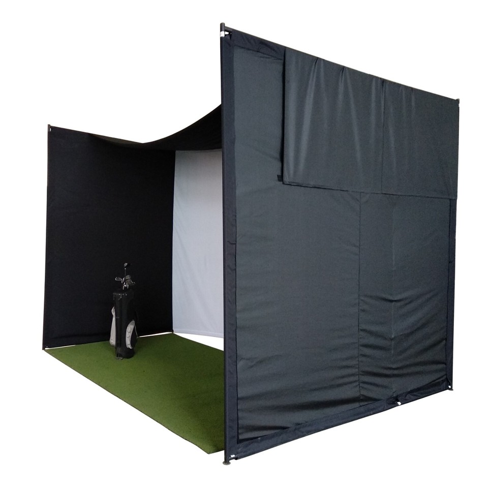 IMPACT SPORT Golf Simulator Impact Screen Enclosure DIY & Frame and Kit ...
