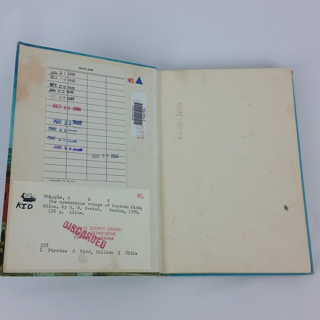 Landmark Ser.: Mysterious Voyage of Captain Kidd by Addison B. Whipple ...