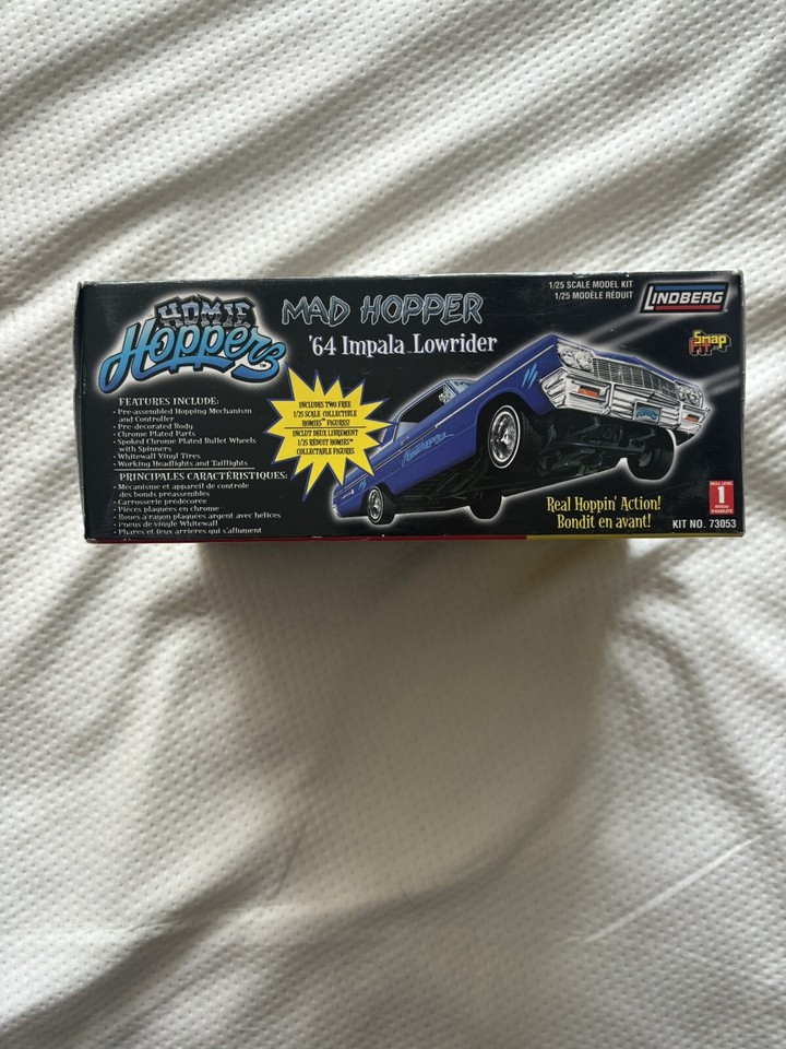 Vintage Lindberg 1:25 Homie Hoppers 1964 Impala LOWRIDER Model Kit (Mad ...