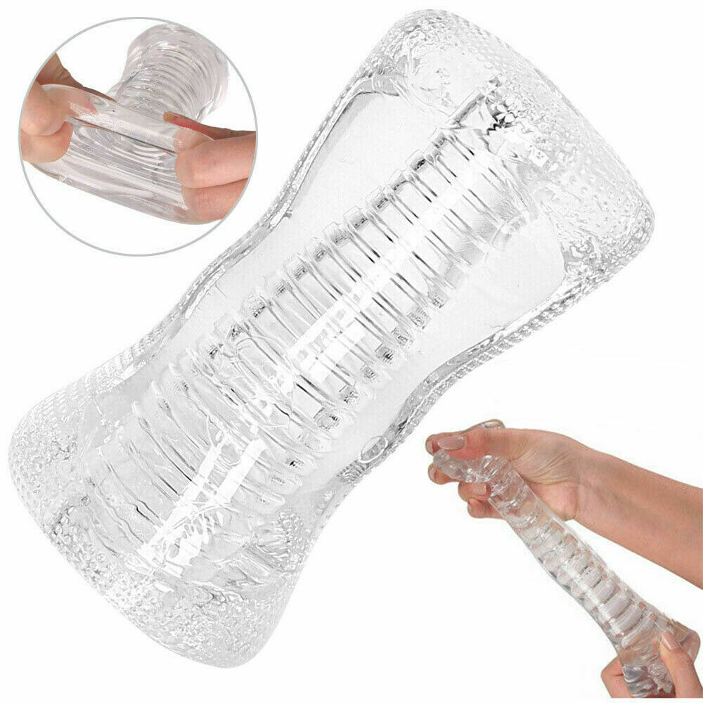 Soft Jelly Male Masturbator Sleeve Stroker Pocket Pussy Stroker Sex ...