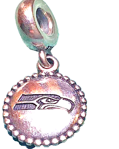 Pandora "Seattle Seahawks" Dangle Charm .925 Sterling - Sale $33 Retail ...