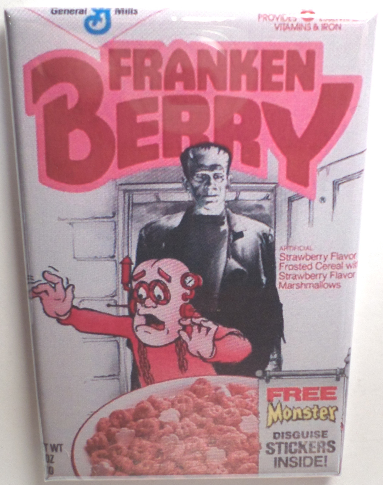 Frankenberry Vintage Monster Cereal Box 2" x 3" Fridge Locker MAGNET ...