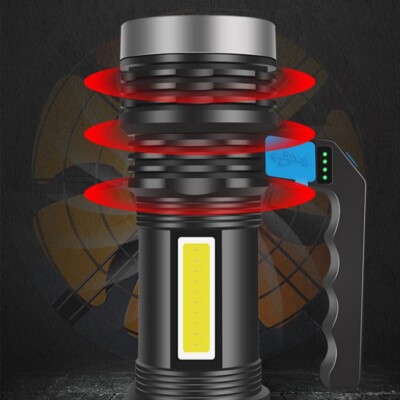 Useful Flashlight TANJE High Transmittance Glass Life Waterproof ...