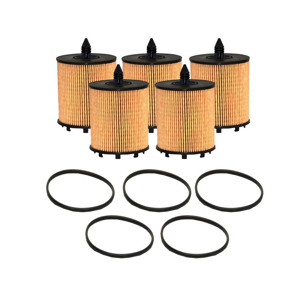 Wix Set of 5 Engine Motor Oil Filters For Buick Cadillac Chevy GMC ...