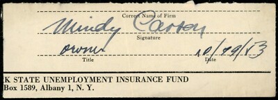 Mindy Carson Autograph | eBay