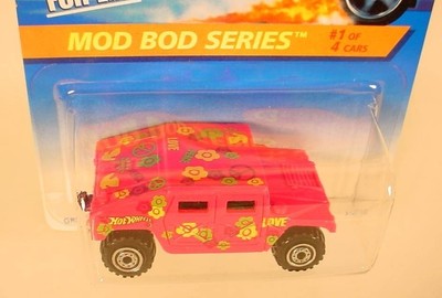 HOT WHEELS 1996 MOD BOD SERIES HIPPIE HUMMER # 396 W/ CT | eBay