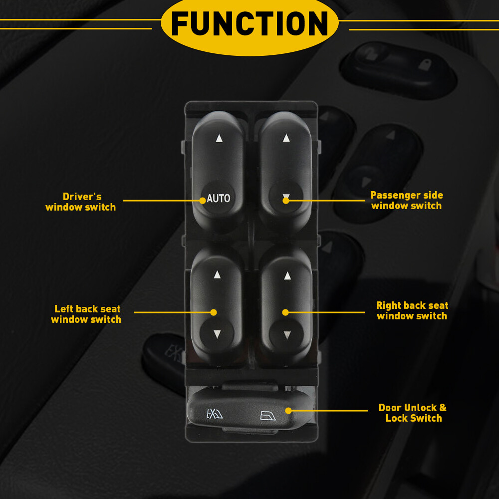 Master Power Window Switch 02-07 Ford F250 F350 F450 F550 Super Duty ...