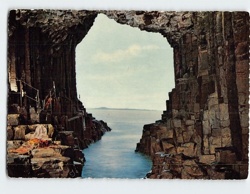 Postcard Fingal's Cave Isle of Staffa Scotland | eBay