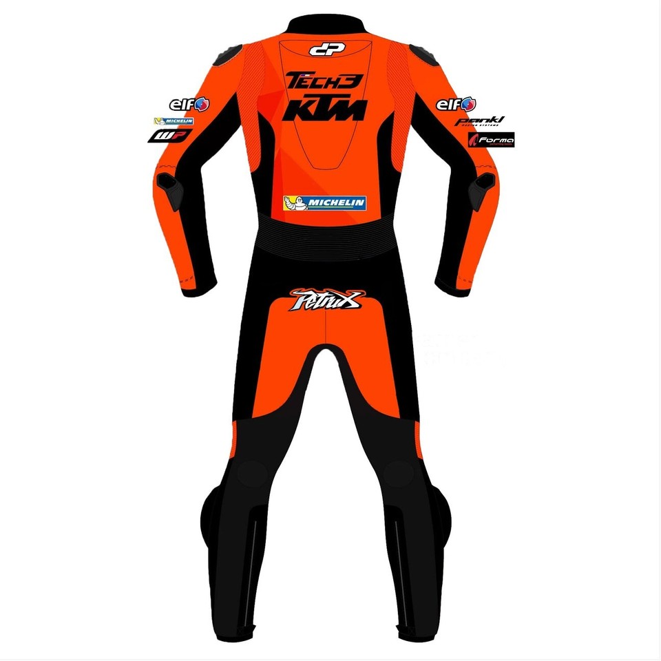Men's KTM Motorbike Racing Leather Suit 1 Piece Motorcycle Riding Suits ...