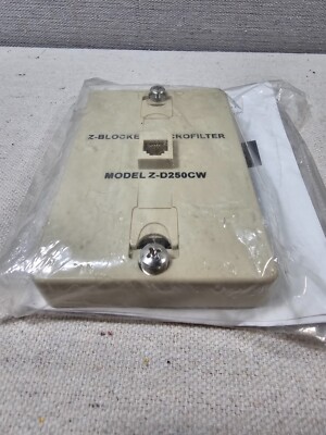 EXCELSUS Z BLOCKER DUAL DSL FILTER Z-D250W Wall Mount Phone Line NEW | eBay