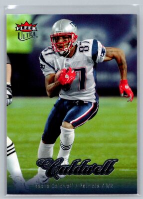 2007 Fleer Ultra #113 Reche Caldwell New England Patriots Football Card ...