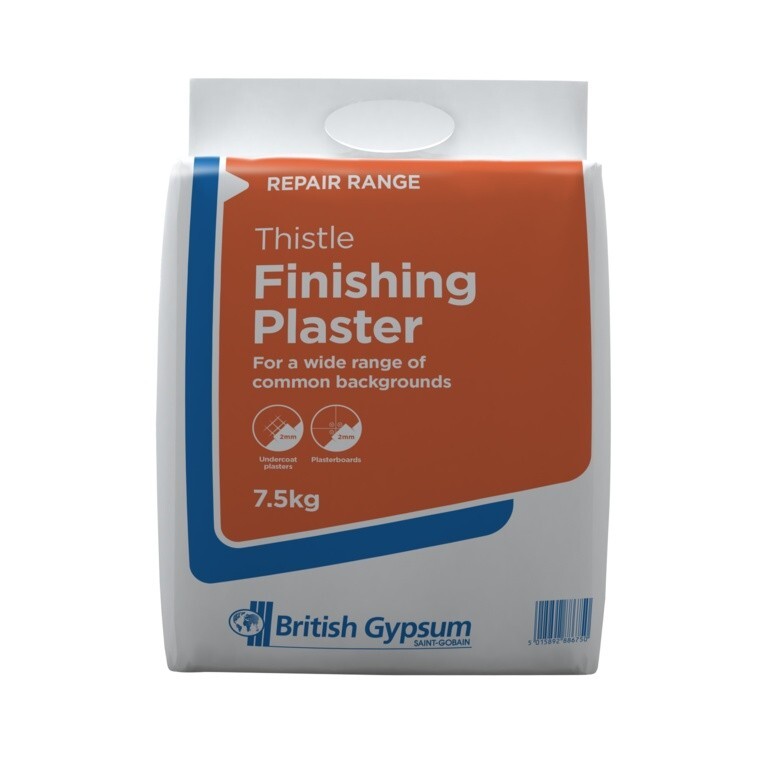 British Gypsum Artex Thistle Finishing Plaster Repair Plasterboard 7 ...