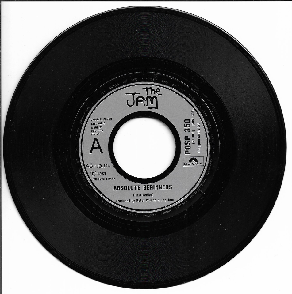 THE JAM - ABSOLUTE BEGINNERS / TALES FROM THE RIVERBANK - 80s MOD ...