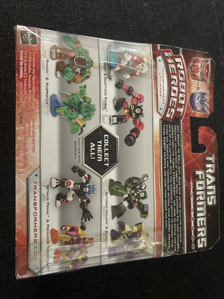 BRAND NEW SEALED Transformers Robot Heroes Arcee Decepticon Rumble ...