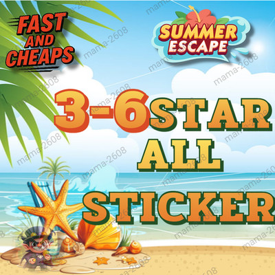 Monopoly_Stickers_Go! 3⭐- 6⭐ (All Stickers Available) ⚡Album SUMMER ...