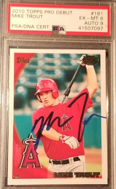 Mike Trout | Autographed Baseball Memorabilia & MLB Merchandise
