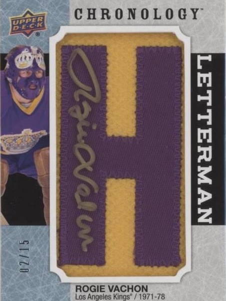 2018-19 Upper Deck Chronology - Letterman Patches Letter Relics 2019-20 ...