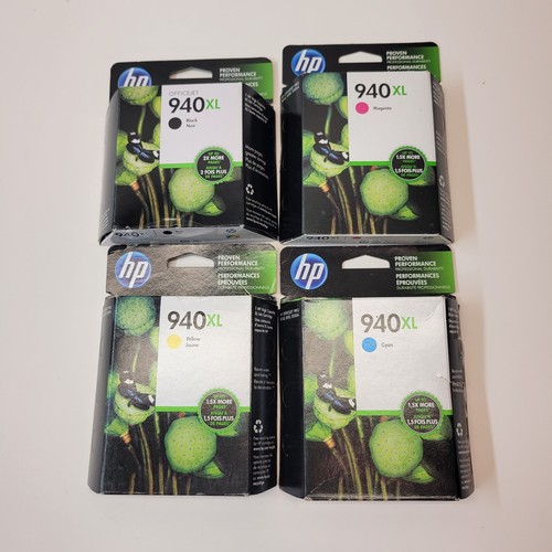 GENUINE HP 940XL Ink Cartridge 4-Pack for Officejet pro 8000 8500 | eBay