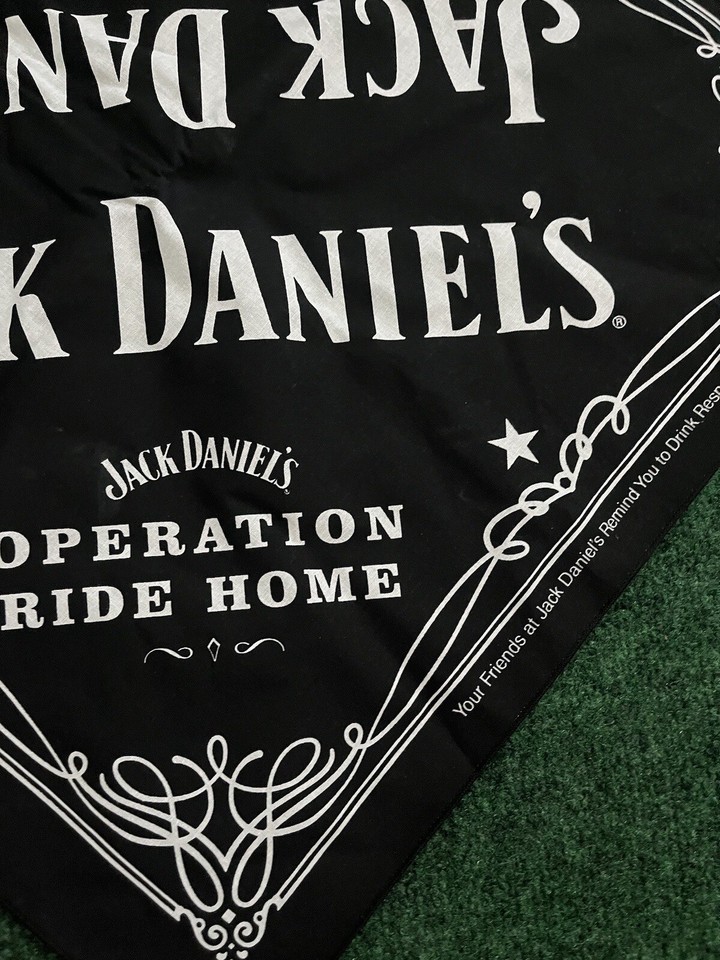 Jack Daniels Whiskey Bandana Military Operation Ride Home NEW Biker ...